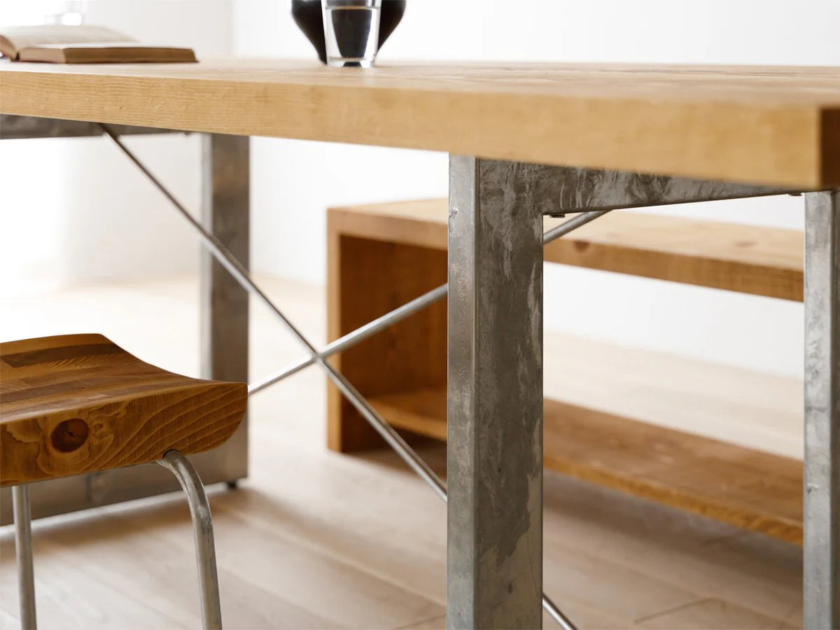 BAREFOOT Dining Table | Pine Wood – atomi pte ltd