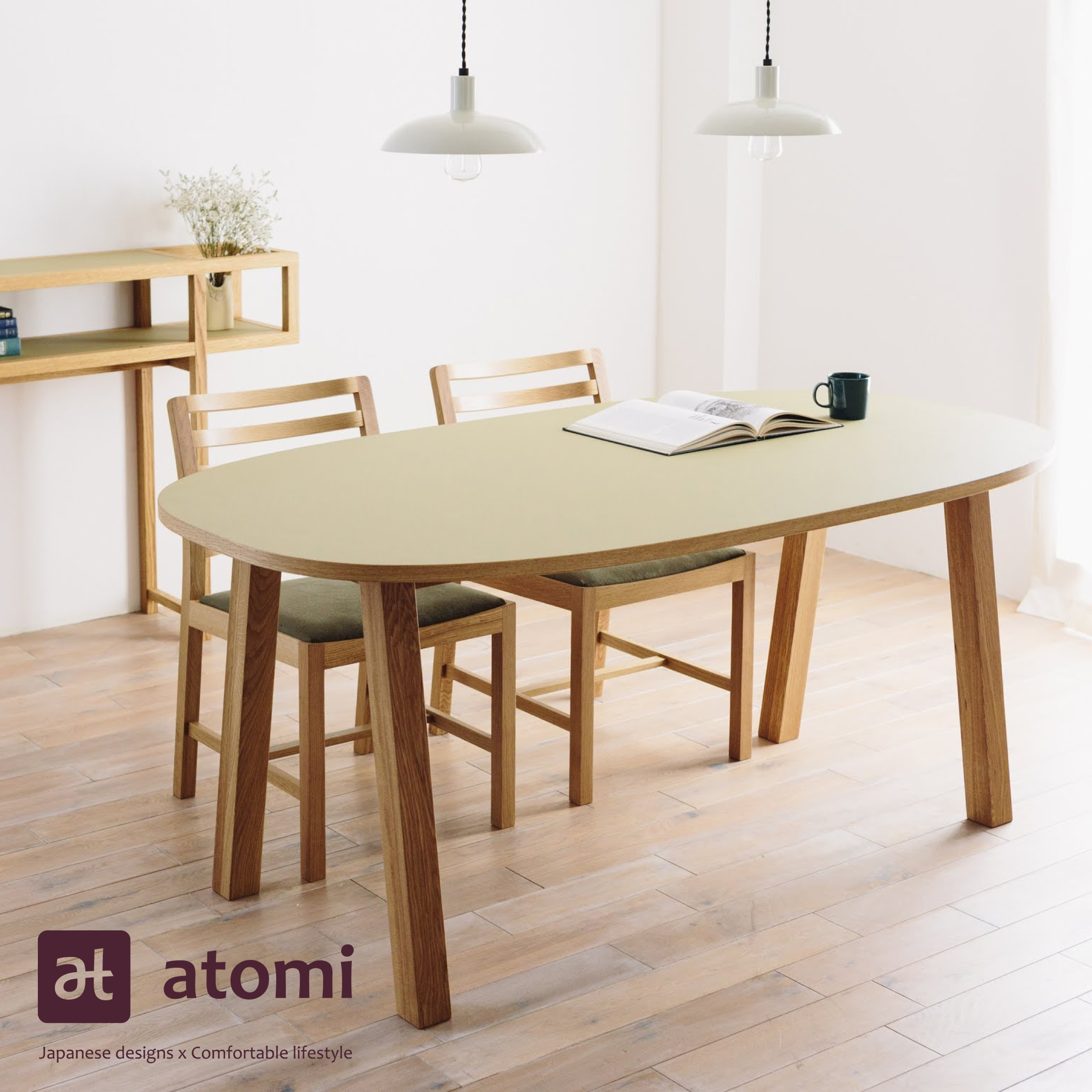 CORNICE Oval Dining Table – atomi pte ltd